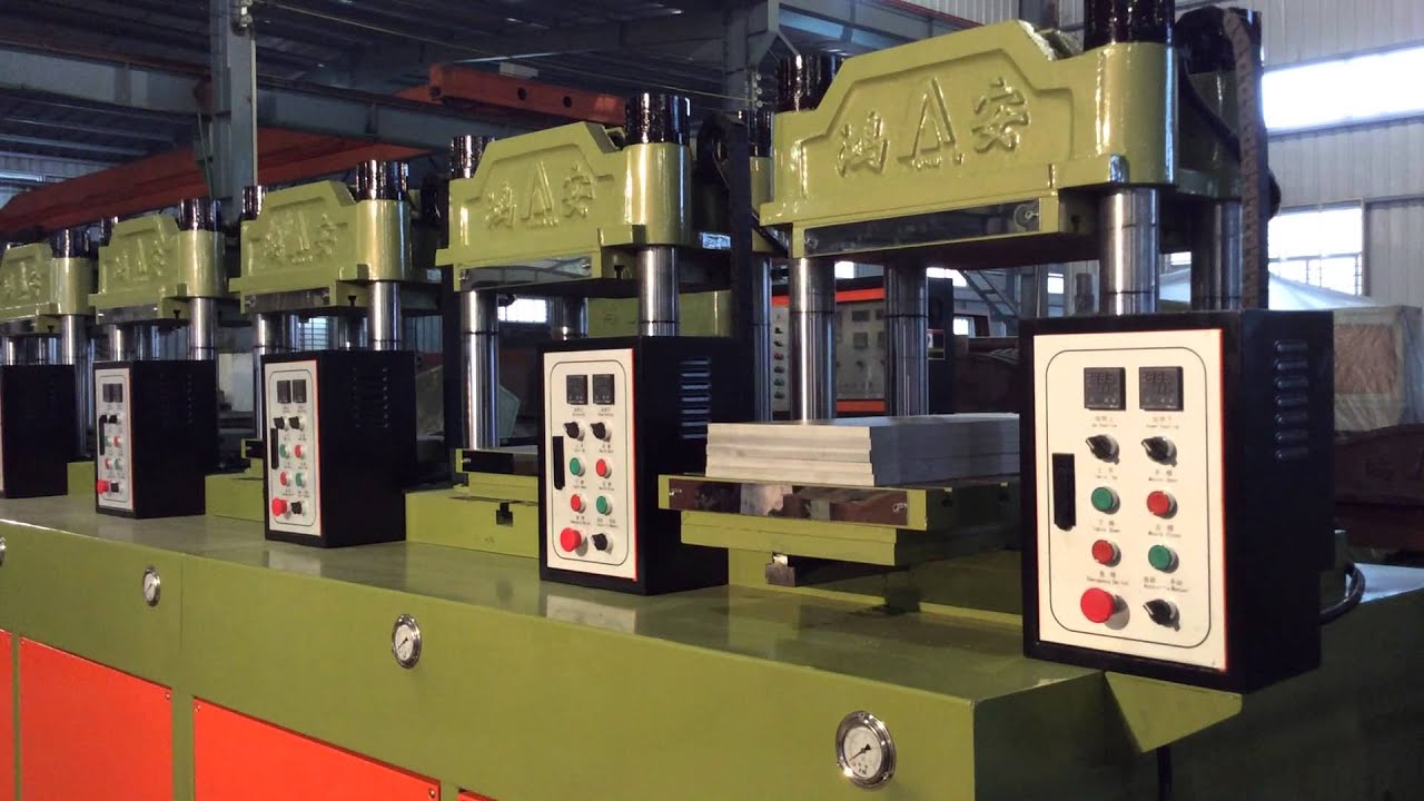 RUBBER SOLE PRESS SEMI AUTOMATIC - YouTube