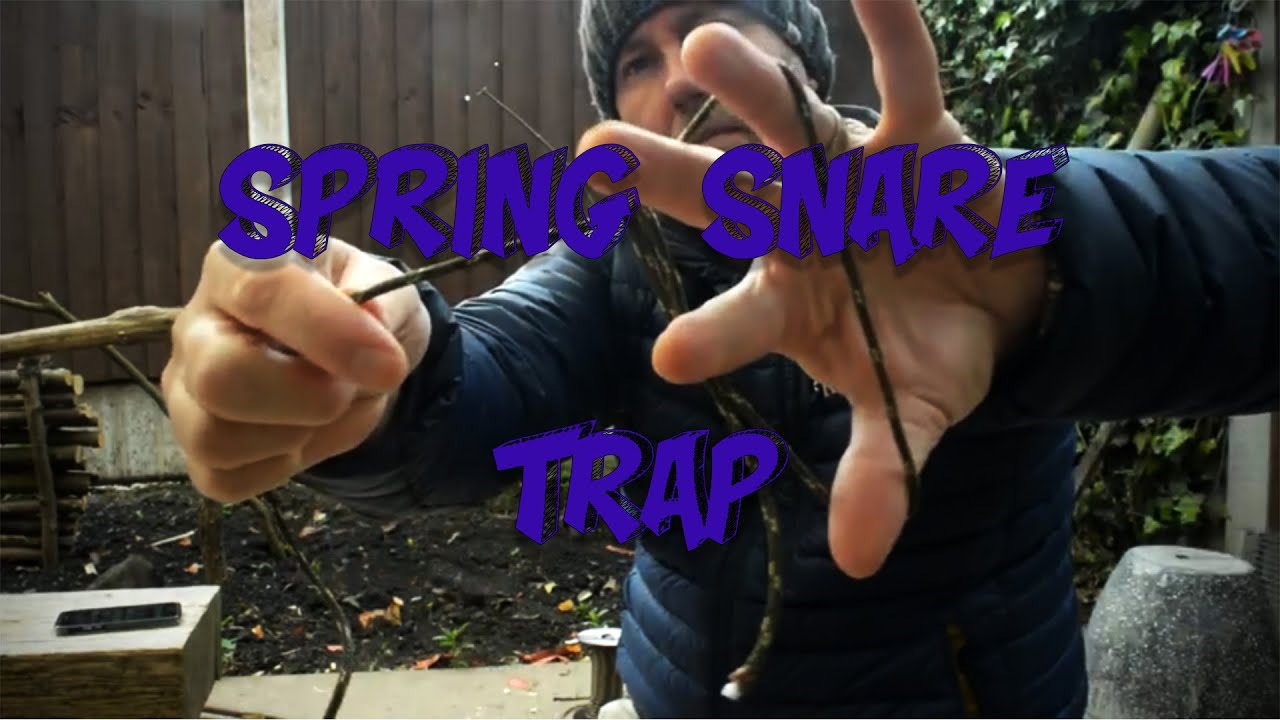 Last Resort Survival Traps - Spring Snare Trap - YouTube