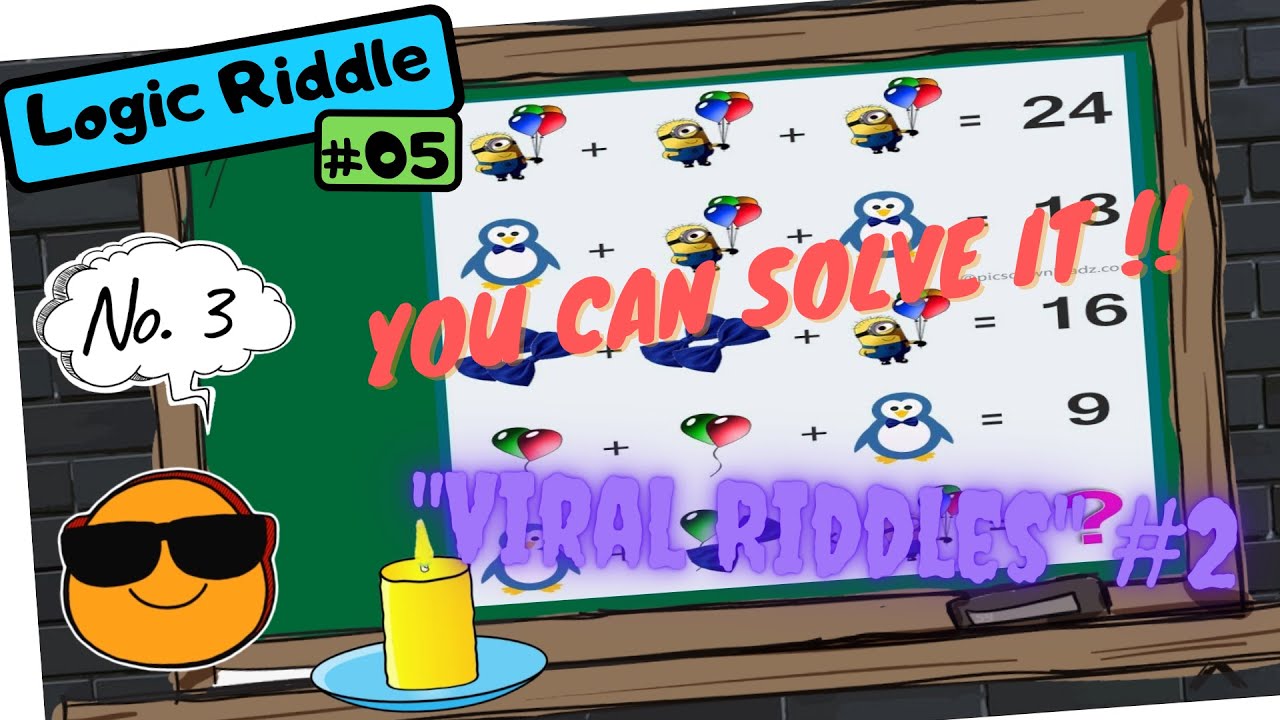 VIRAL RIDDLES ON SOCIAL MEDIA Eps. 2 🚫🚫 LOGIC RIDDLE 05 TEKA TEKI ...