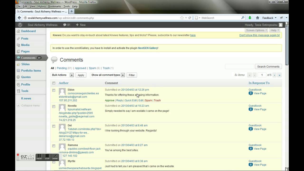 How to edit Comments - YouTube