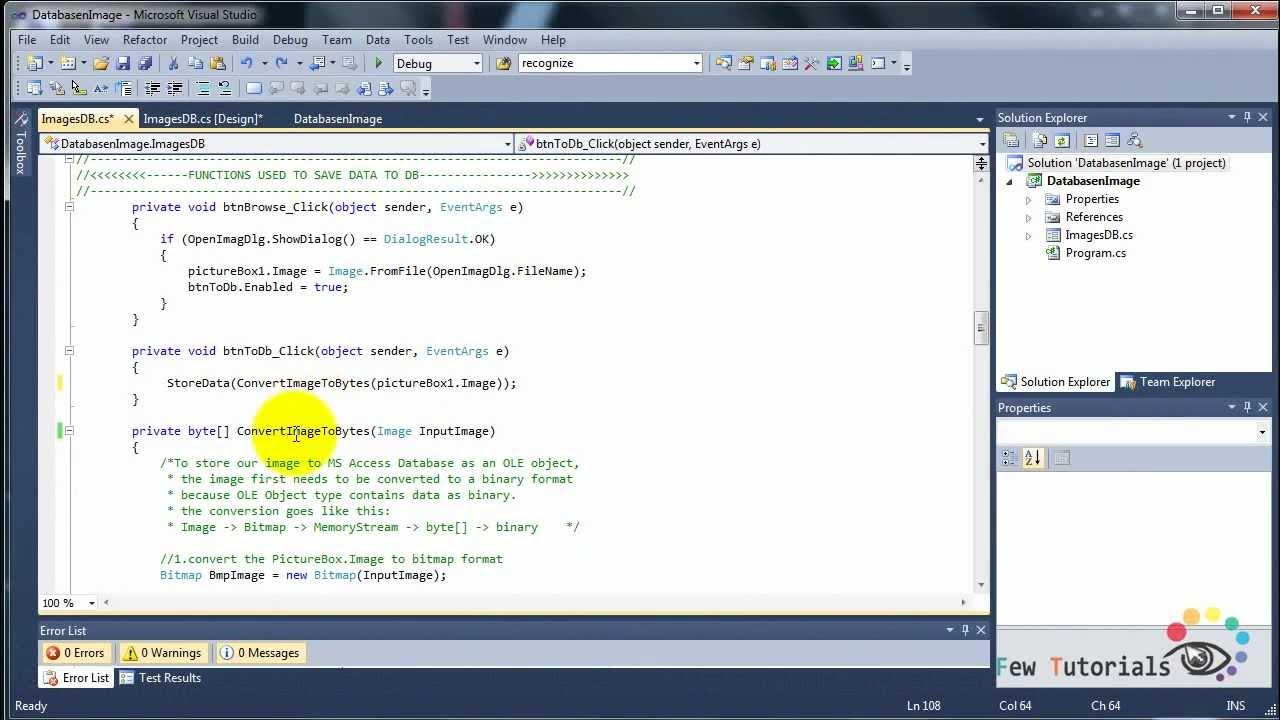 How to Read/write data from/to MS Access Database using C# winform (5_7) - YouTube