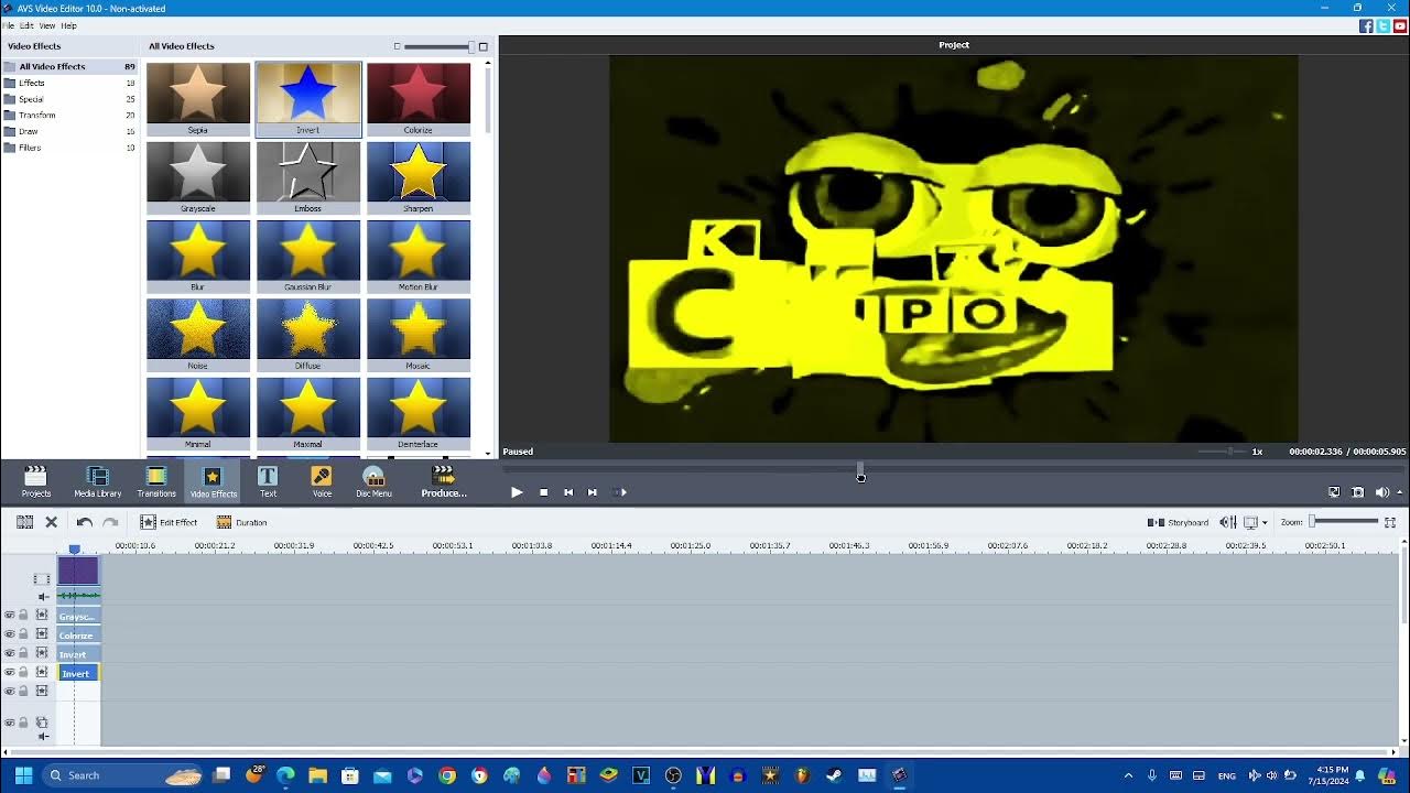 Effectorials: Chorded Visuals without Colour Exchange (AVS) - YouTube