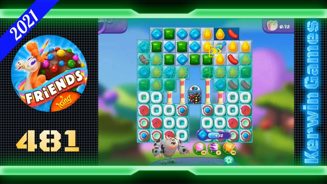 Candy Crush Friends Saga Level 481 - 34 moves (2021) - YouTube
