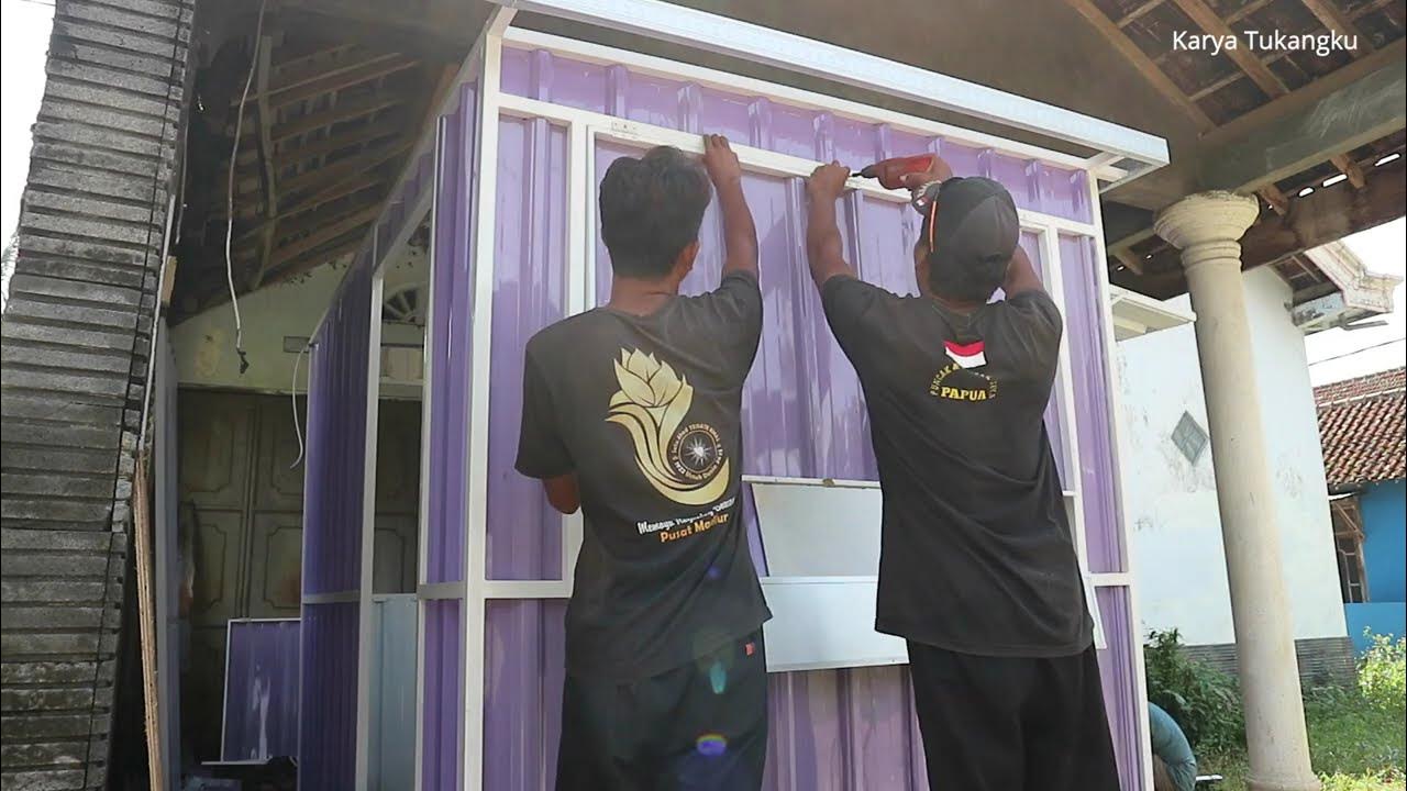 Membuat Booth Container Ukuran 3x2 Meter - YouTube