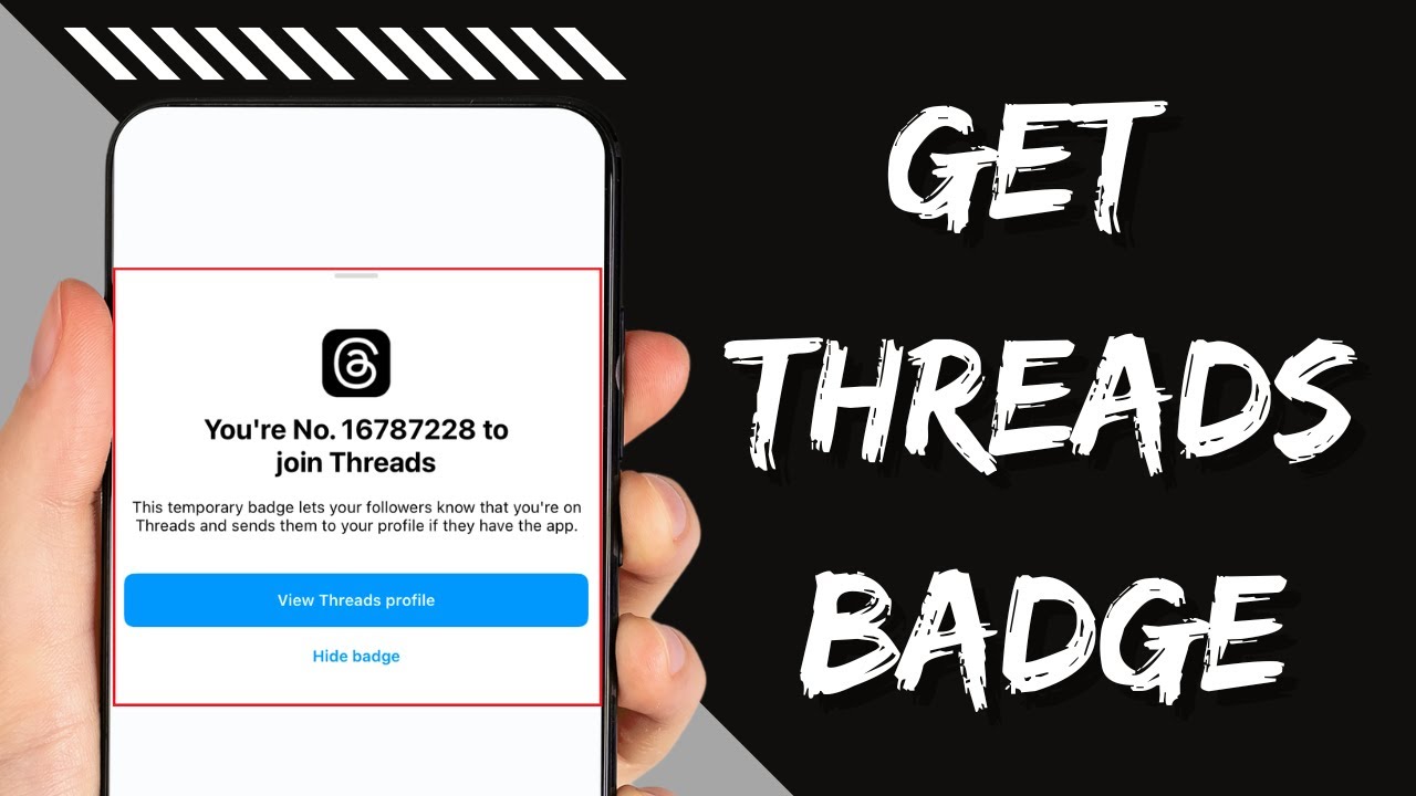 How to Get Threads Badge on Instagram - YouTube