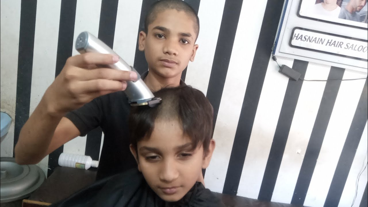 Buzz cut vol 5 ||A little boy cutting all his hair||A little boy buzz ...