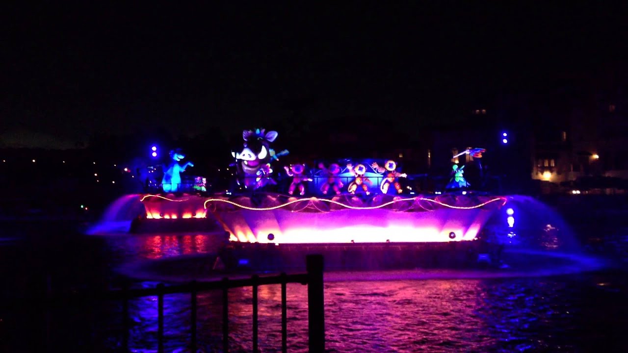 Tokyo Disney Sea show at night - YouTube