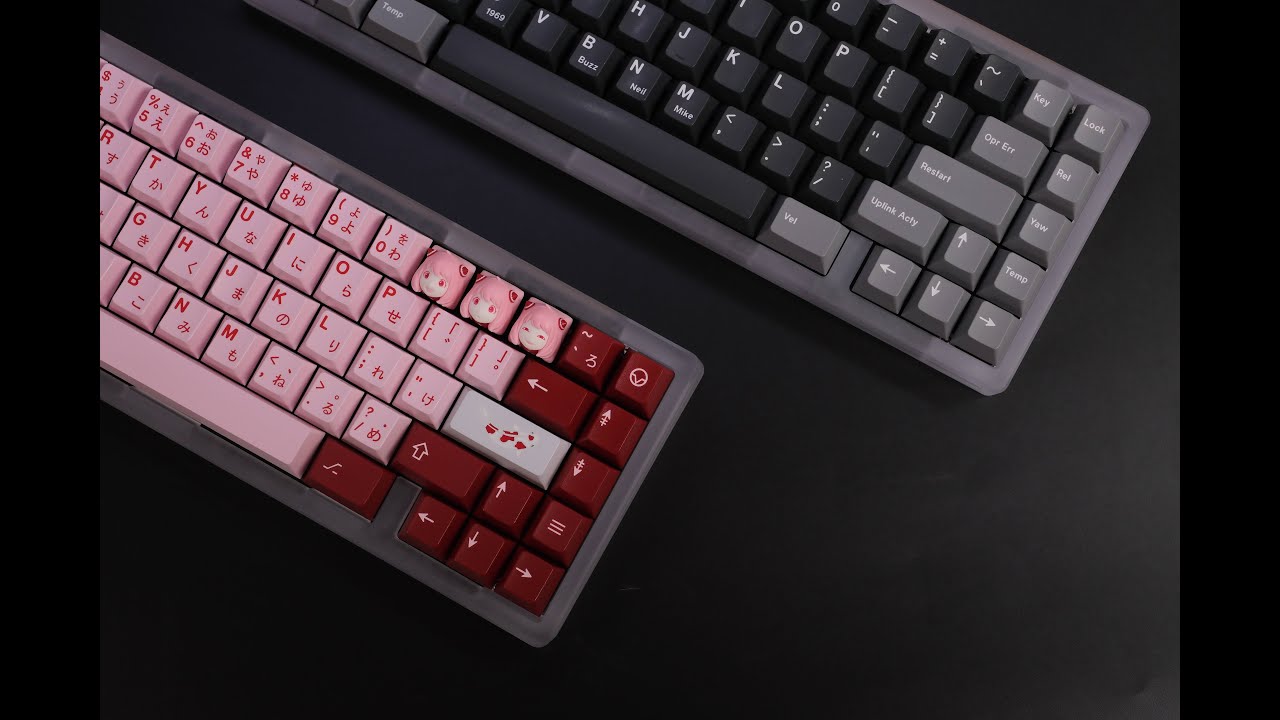 SingaKBD Kohaku PC with Vintage Black switch - YouTube