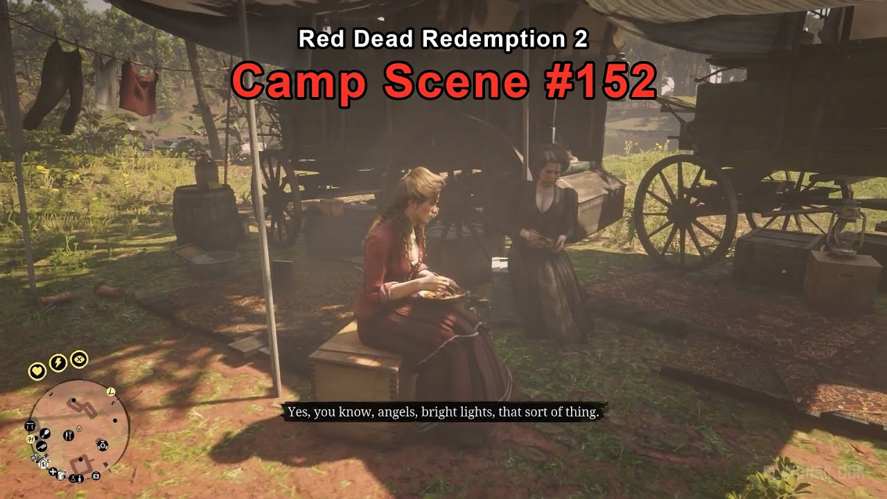Miss Grimshaw talks about her dead husband - Camp Scene #152 - Red Dead ...