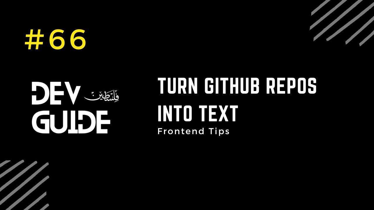 Turn GitHub Repos into Text! 🔻 - YouTube
