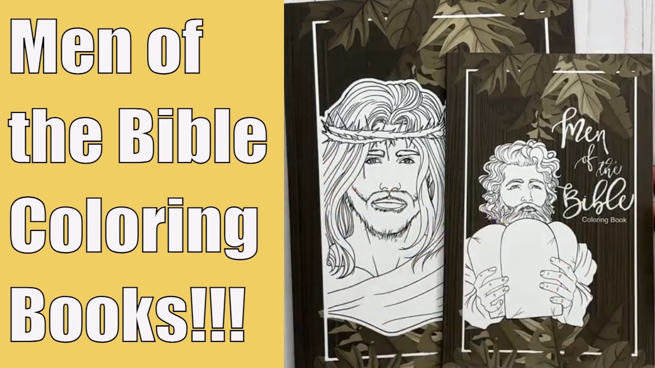 Complete Flip-through of the Men of the Bible Coloring Book - YouTube