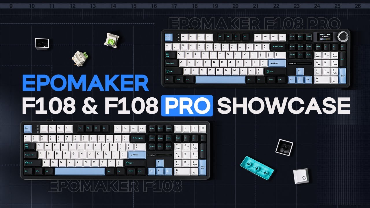 Epomaker x Aula F108&F108Pro Showcase 🕶 - YouTube