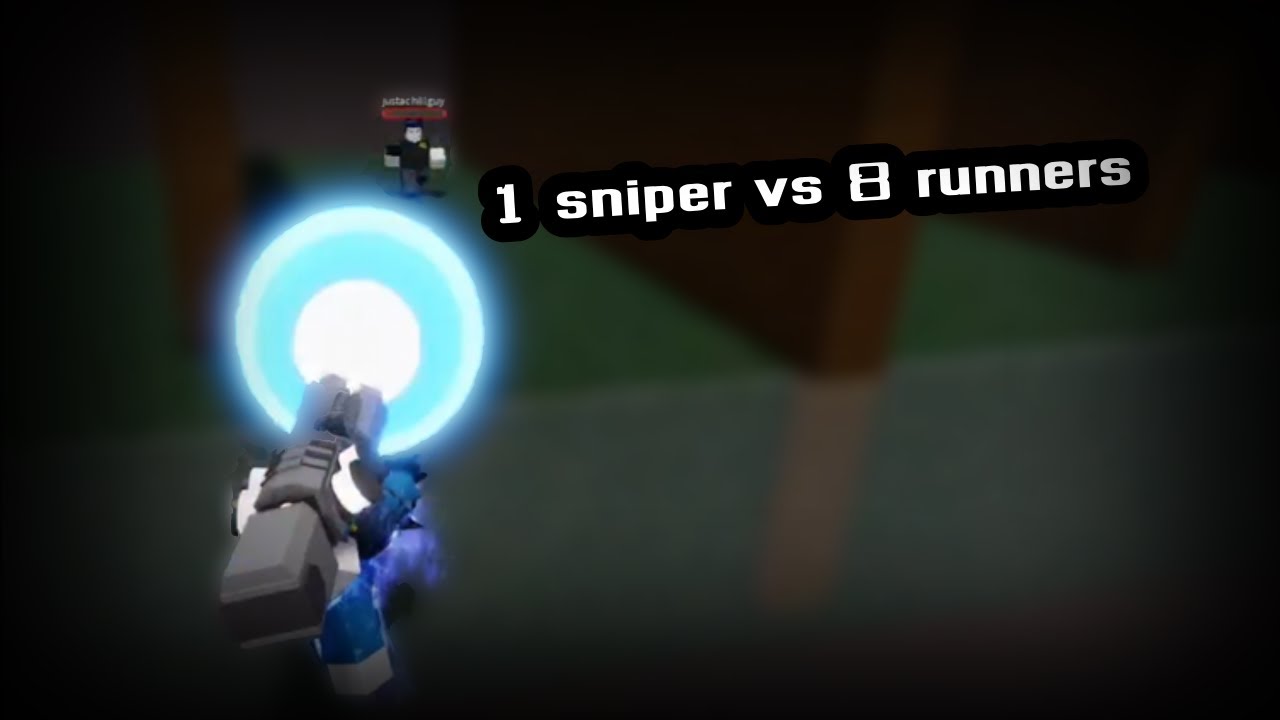 1 Railgun Sniper vs 8 Runners in TSB | #tsb #tsbg # ...