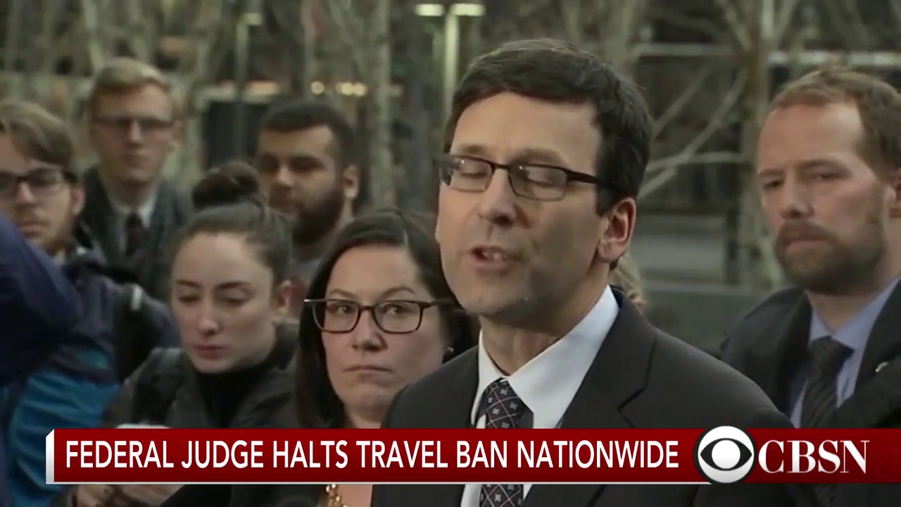 Breaking News Seattle Federal Judge Stops Trump's Travel Ban! - YouTube