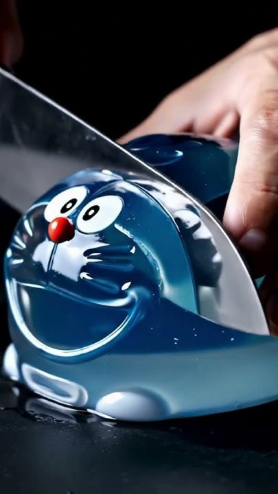 Epic Doraemon Jelly Cut! So Satisfying! 🍮 - YouTube