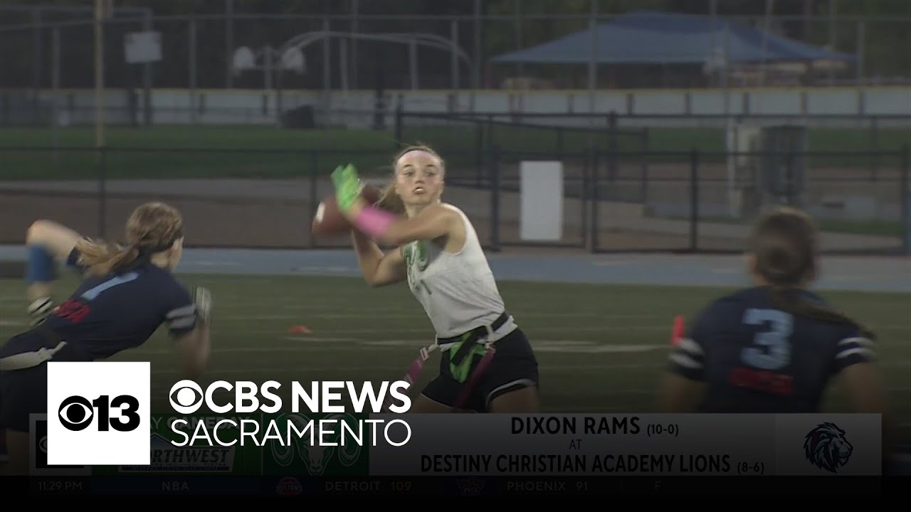Dixon vs. Destiny Christian | 2024 Friday Gameday girls flag football ...