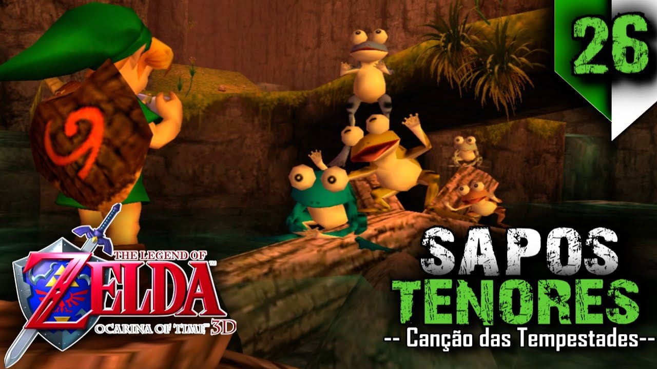 THE LEGEND OF ZELDA - Ocarina of Time 3D #26 | "Sapos Tenores ...