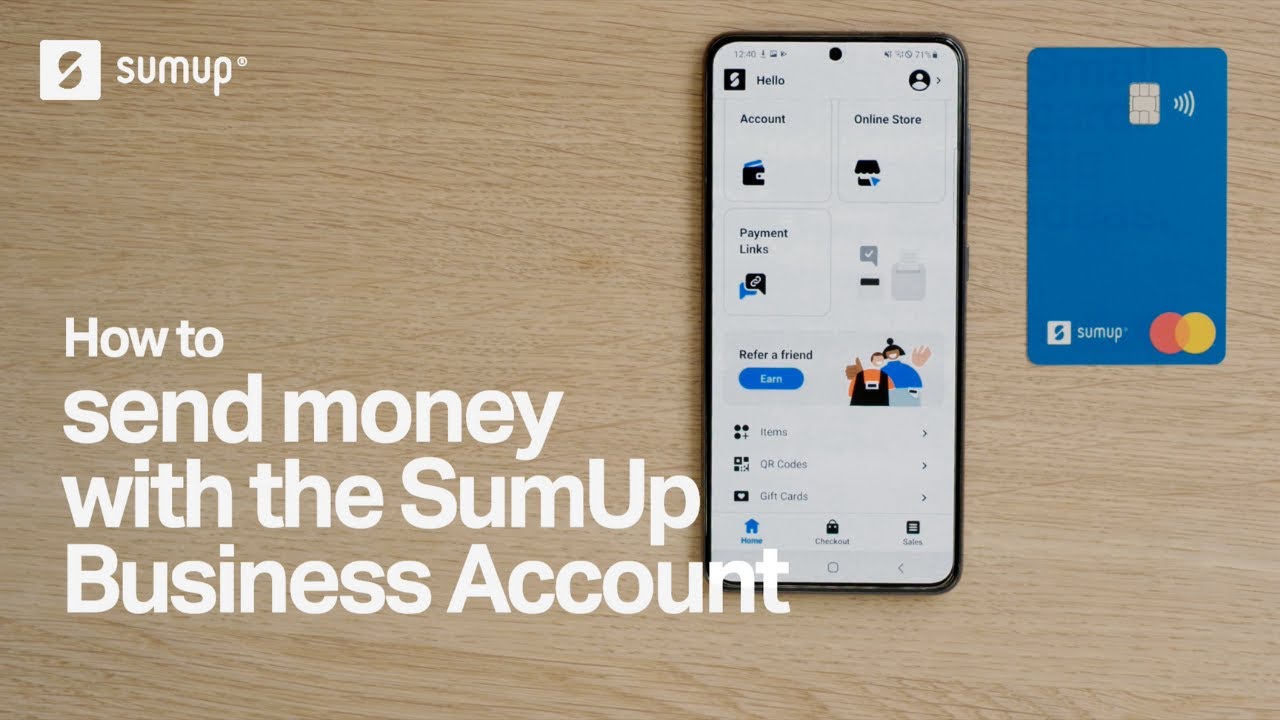 How to send money with the SumUp Business Account - YouTube