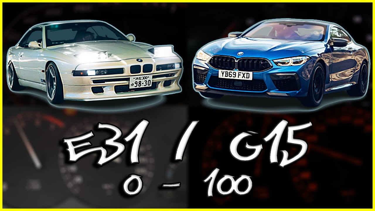 BMW 8 Series E31/G15 (0-100 KM/H) (0-60 MPH) ACCELERATION BATTLE - YouTube
