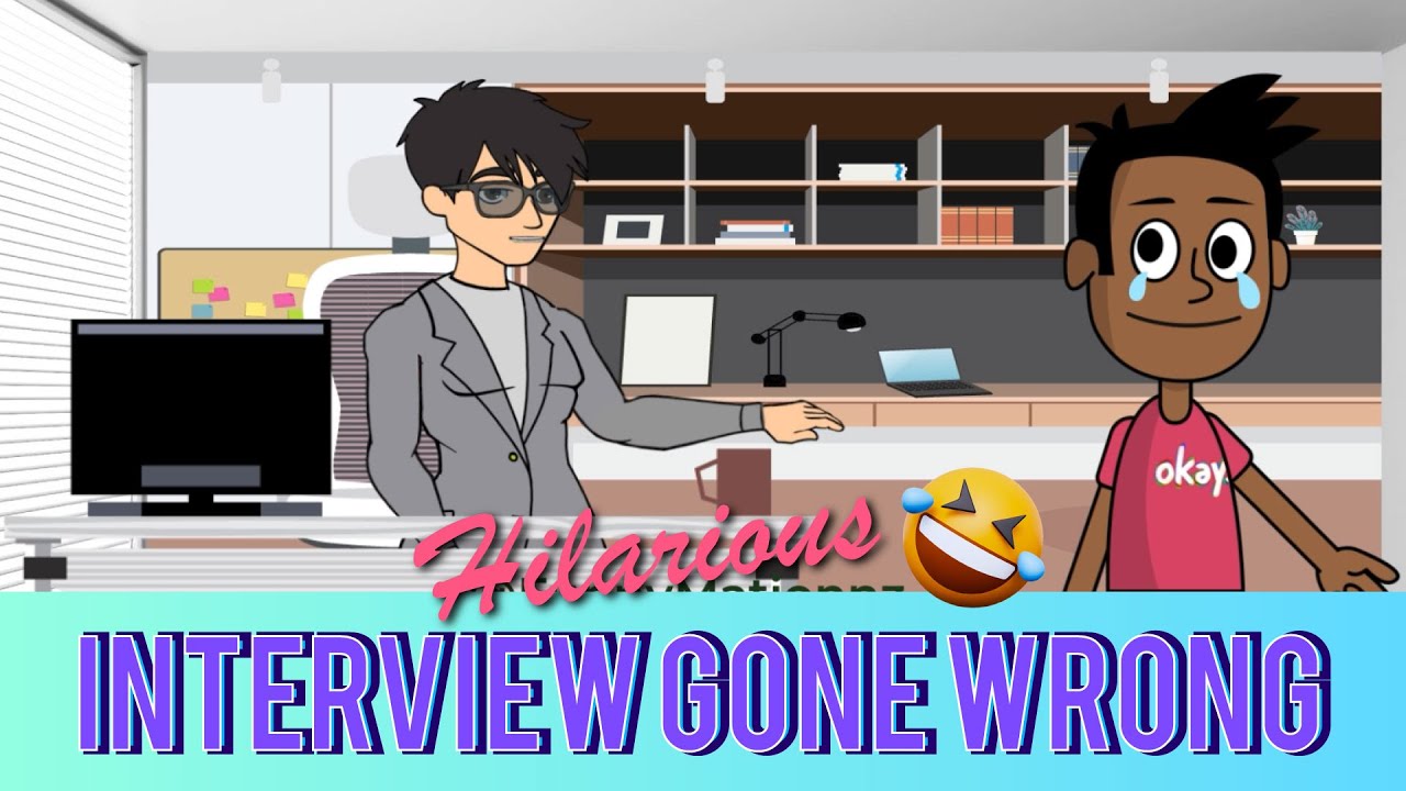 Interview Gone Wrong | Hilarious Job Interview Fails 🤣 #FunnyAnimation ...