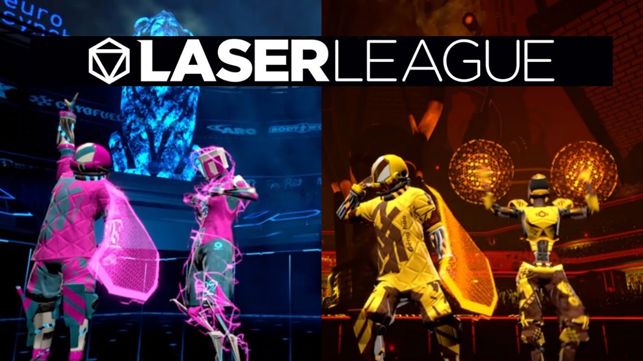 We play Laser League for the 1st time - YouTube