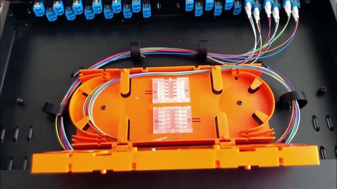 How to Install Fiber Optical Rack Mount ODF - YouTube