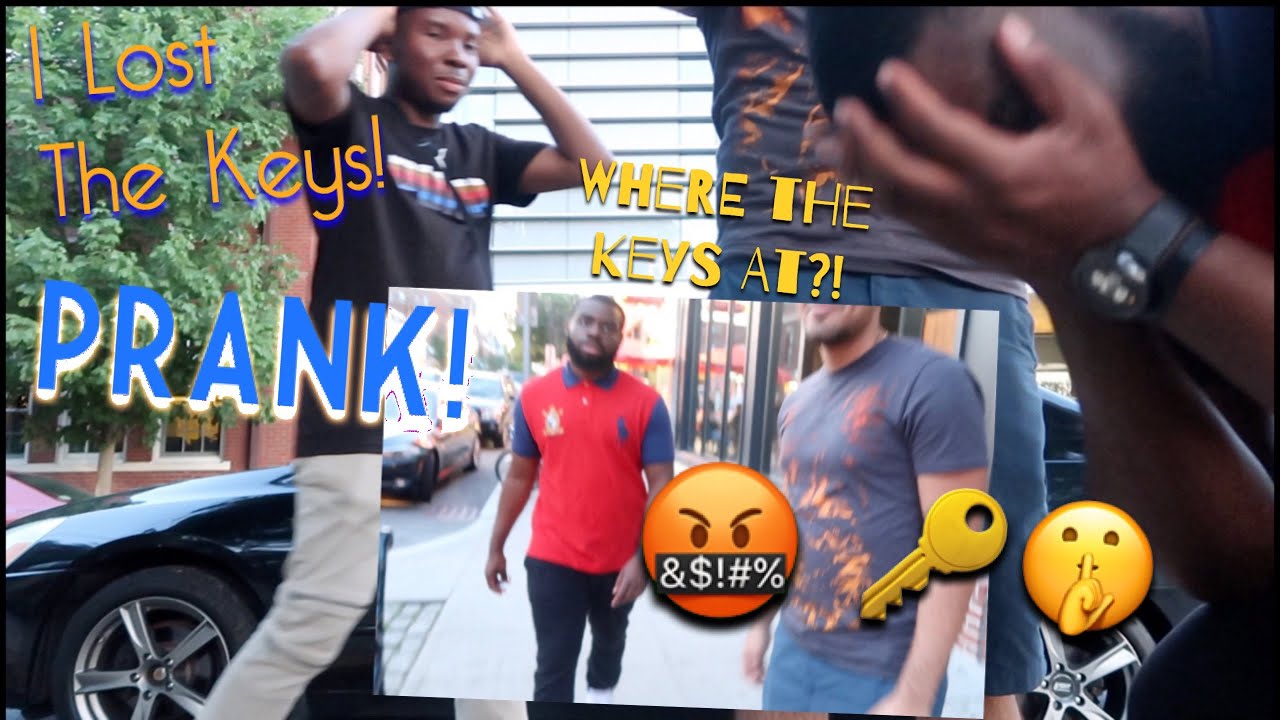 I LOST MY CAR KEYS PRANK!! *they were pissed*😂 - YouTube