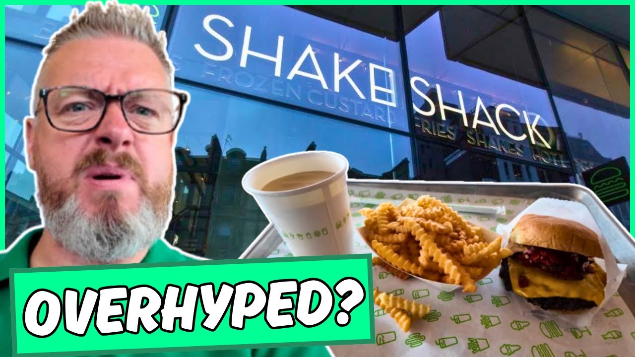 My First Ever SHAKE SHACK - Absolute Rubbish! - YouTube