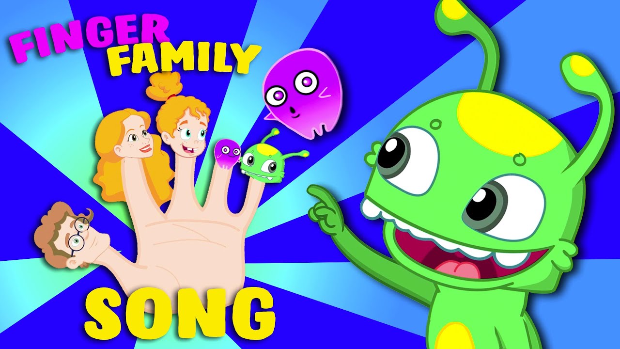 HEALTHY VEGGIE KIDS! FINGER FAMILY SONG Groovy The Martian & Phoebe ...