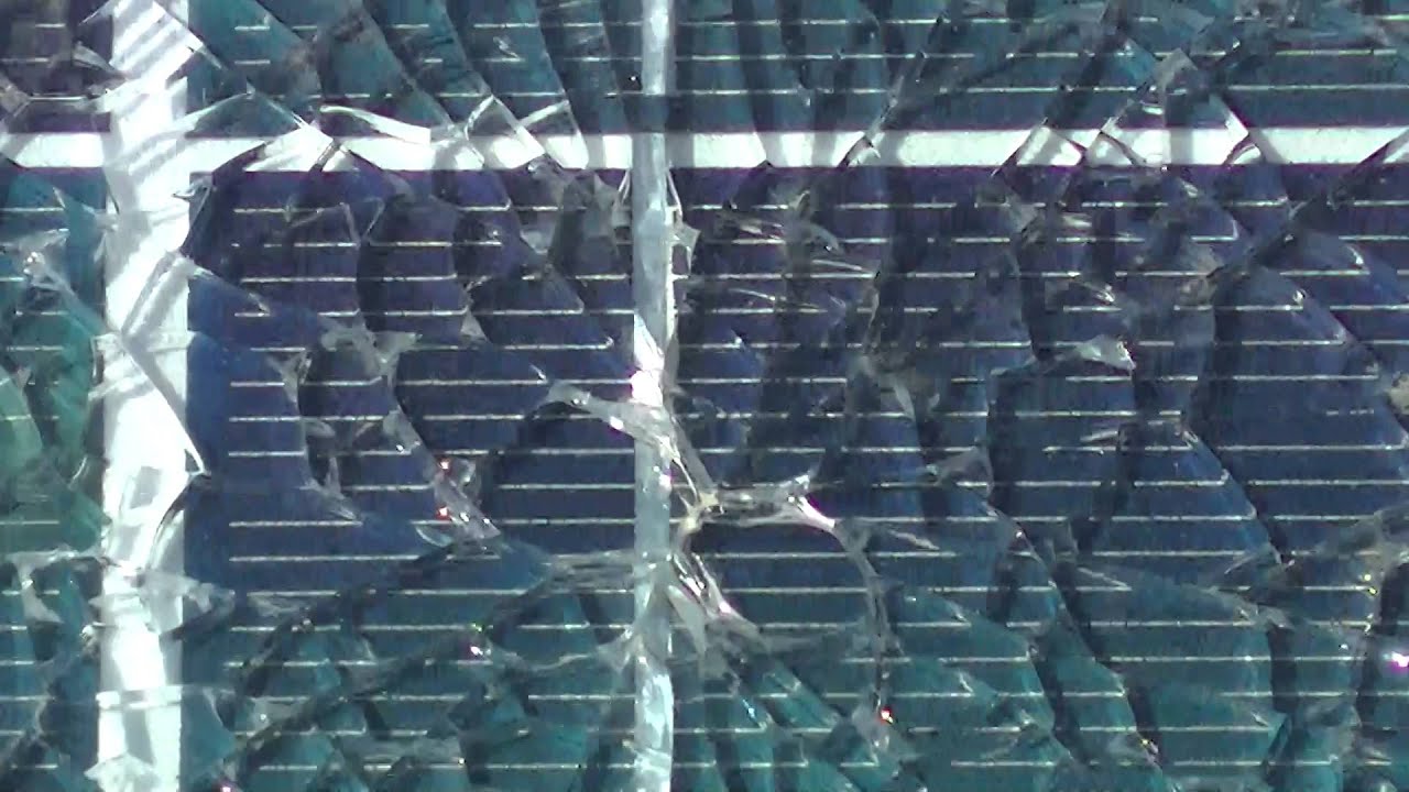 The Butterfly Effect Failure Mode of a Solar PV Module - YouTube