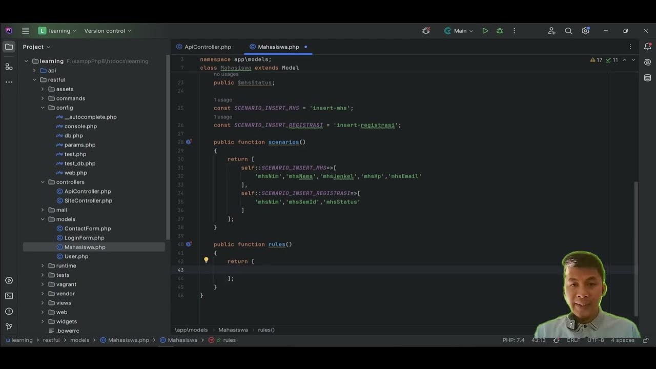 [ Yii2 - 4 ] Membuat Validation Parameter | Resful API - YouTube