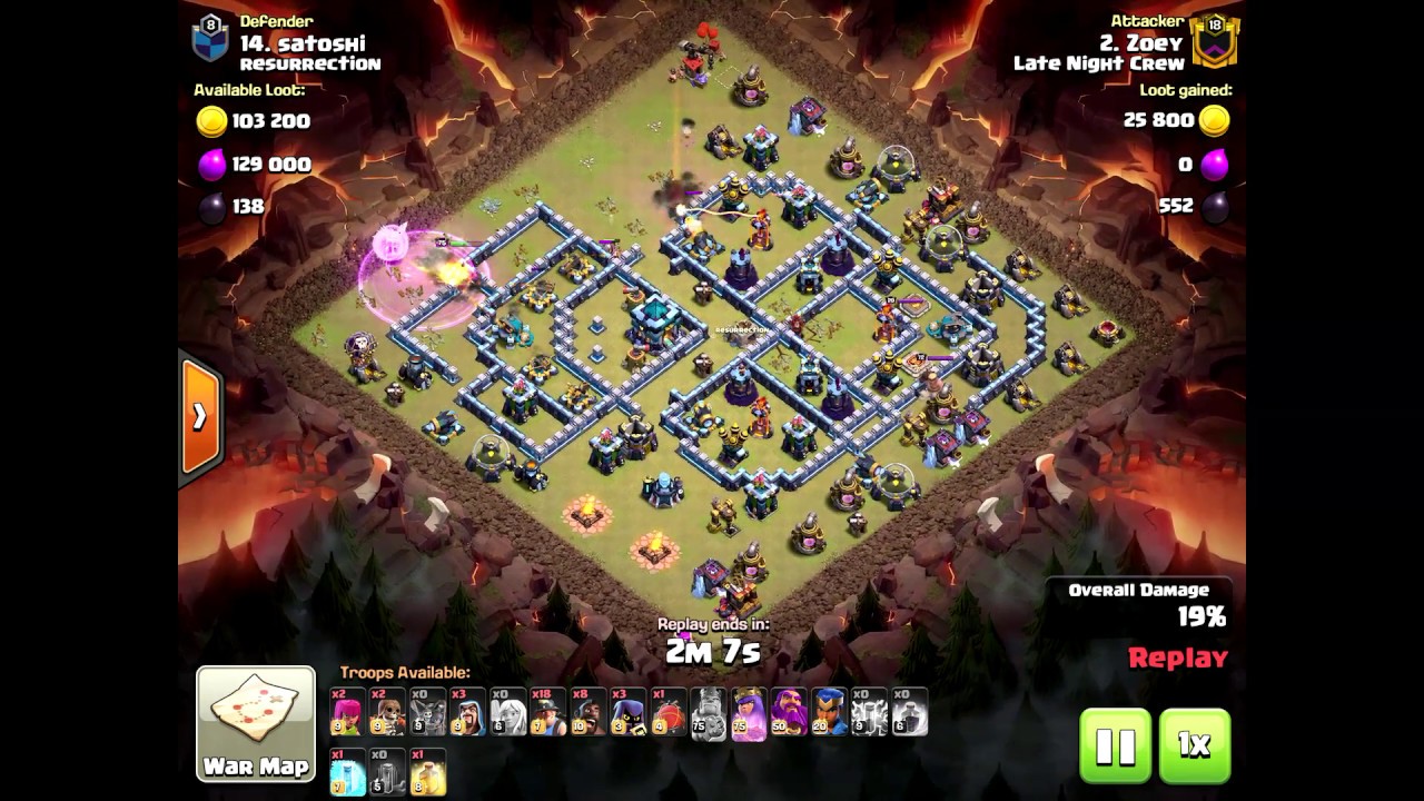 TH13 Zap Quake Hog Miner - YouTube