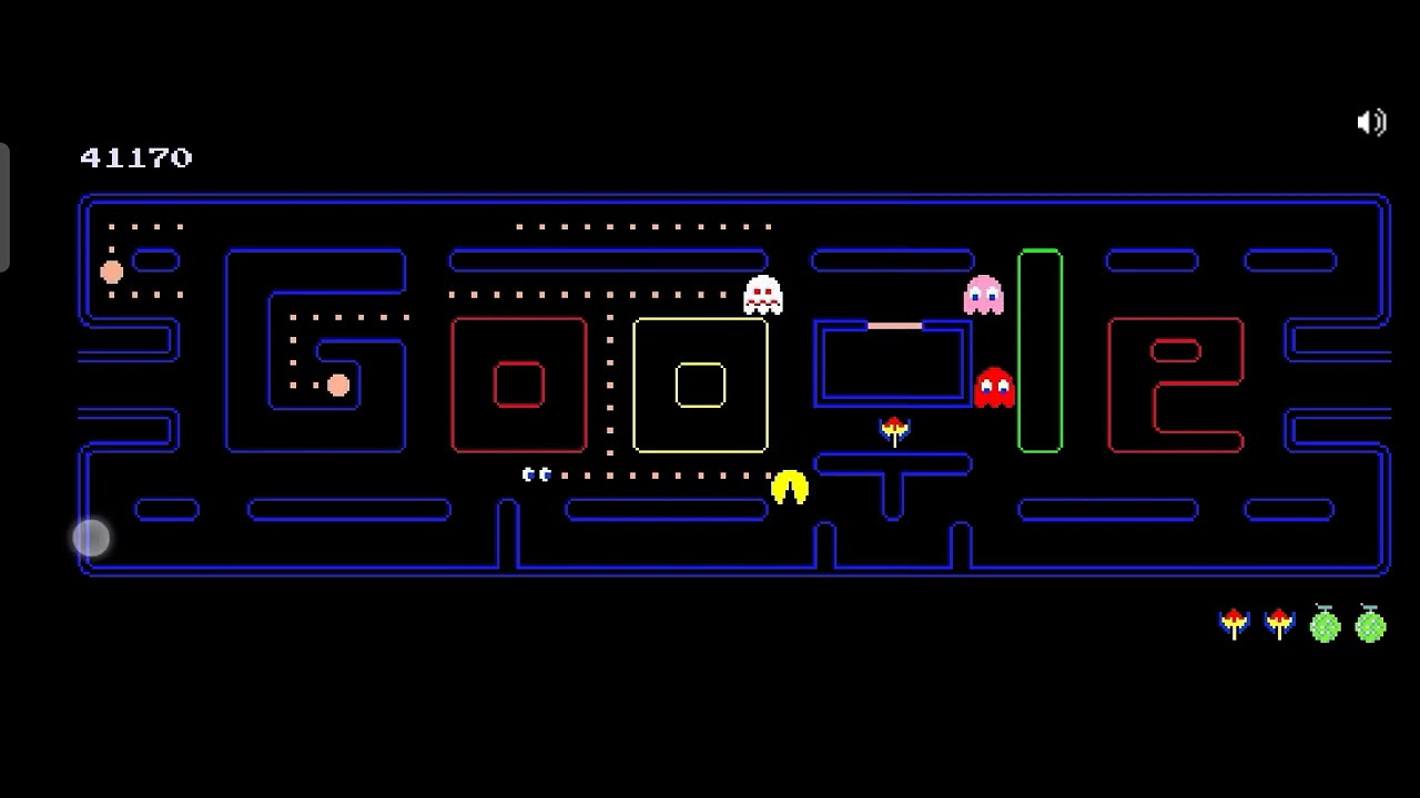 PAC MAN level 10#google PAC Man# extremely fast# gaming - YouTube
