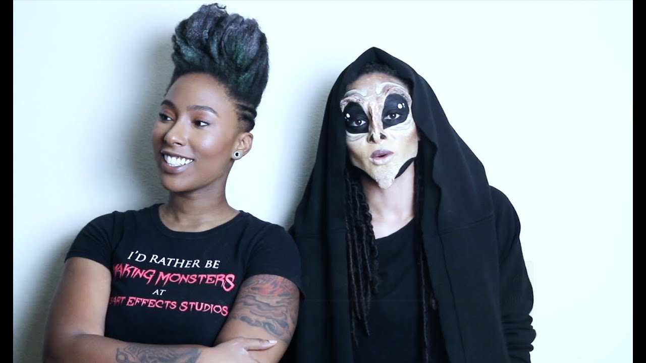 Alien Makeup Transformation!! (Special Effects Tutorial) - YouTube