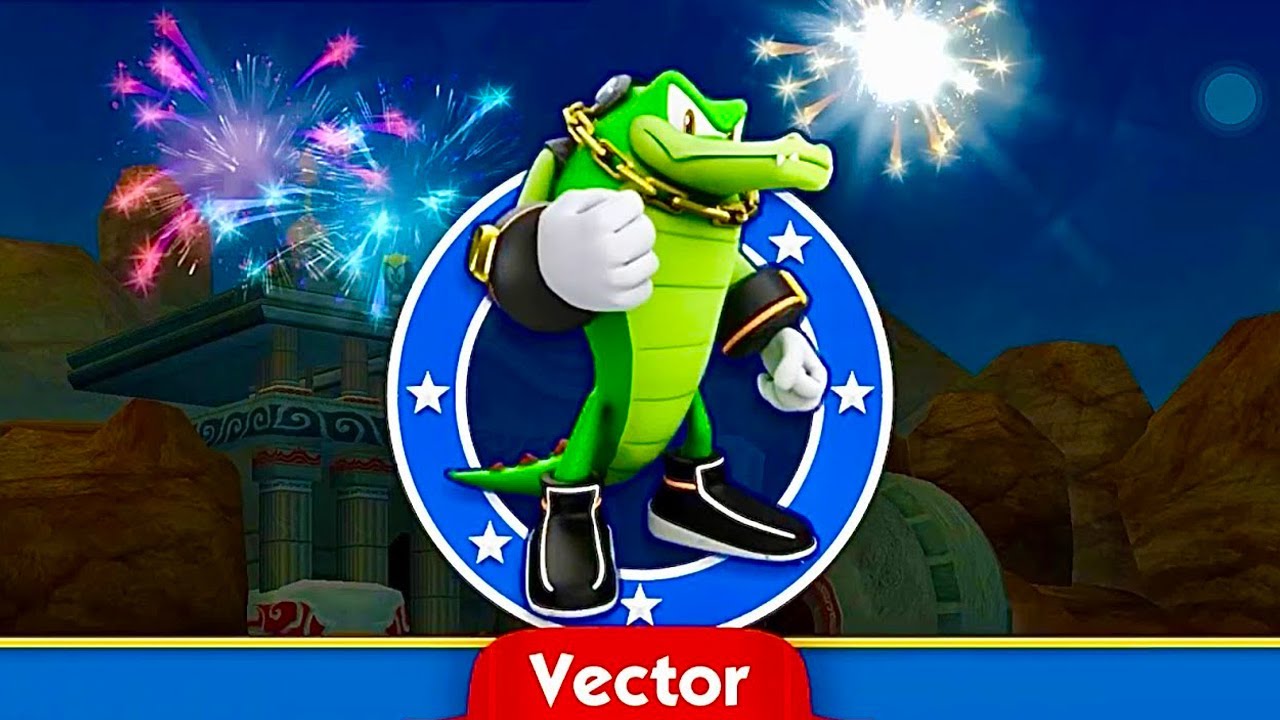 Sonic Dash - VECTOR 2021 New Character Unlocked and All Bosses Unlock ...