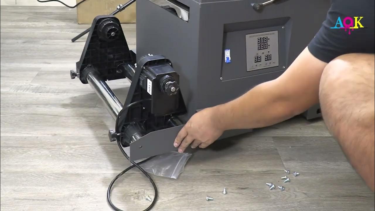 AOK Auto DTF Heater Shaker Powering All in One machine Assblemly Instruction - YouTube