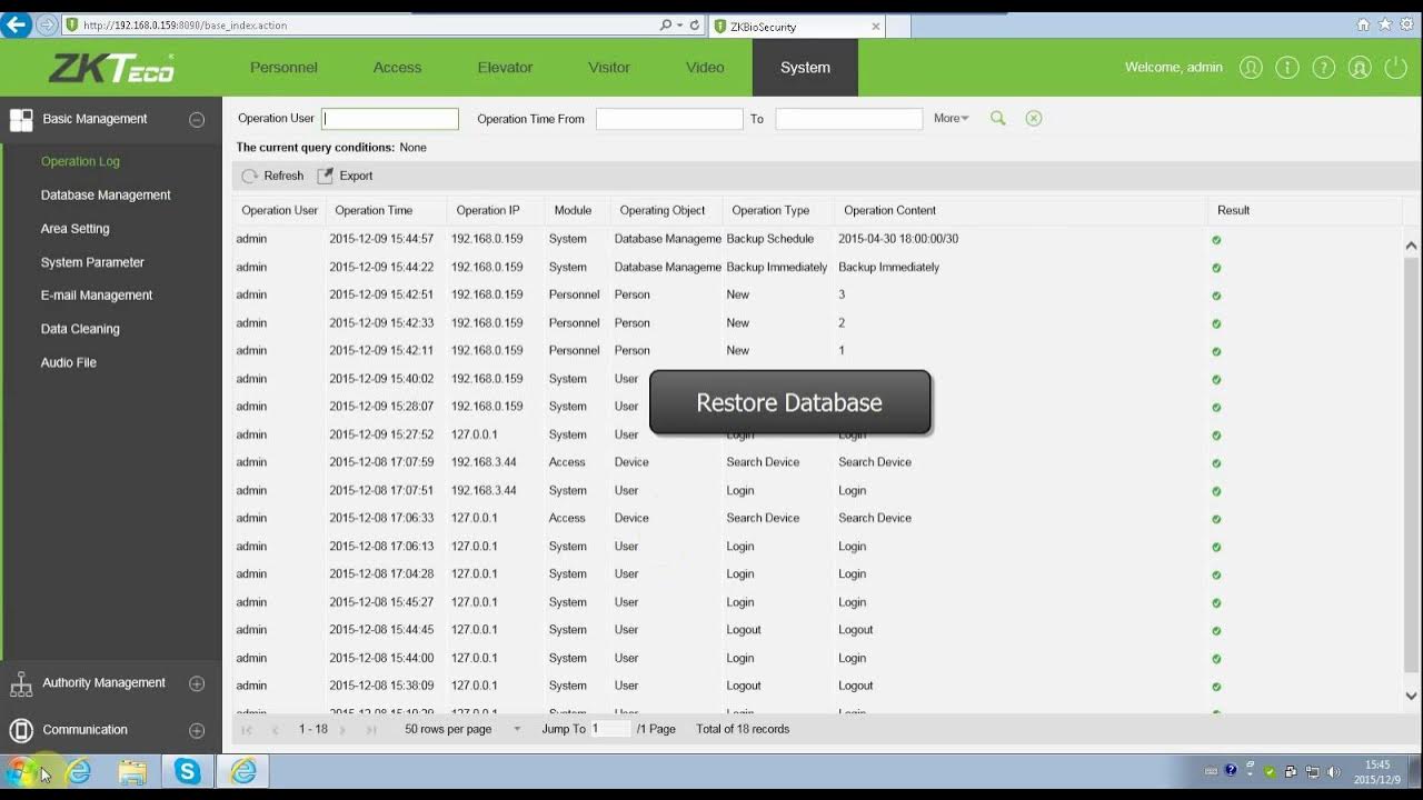 Backup and Restore Database - YouTube