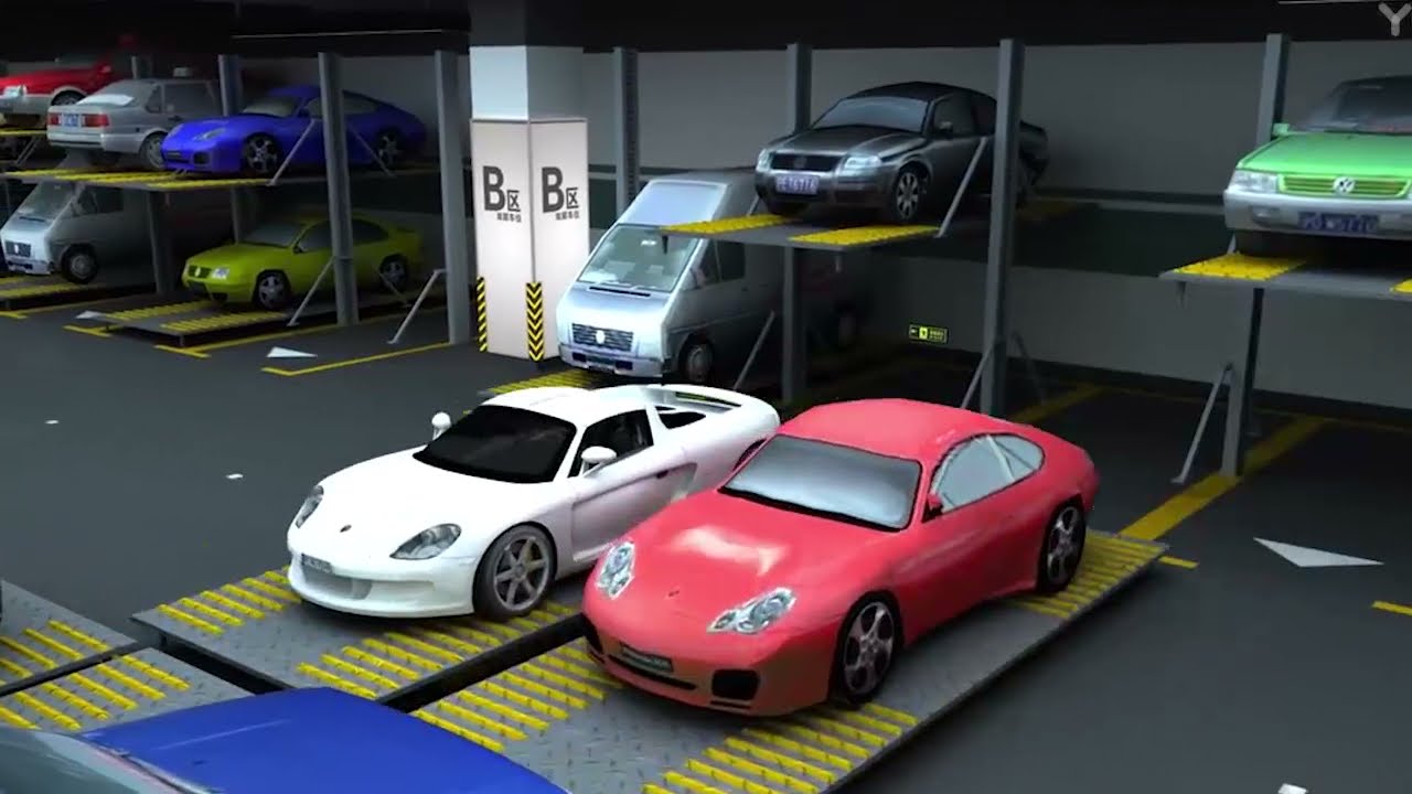 Smart AGV Parking system-Pallet type - YouTube