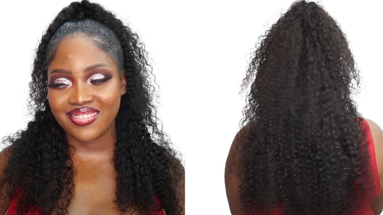 NATURAL HAIRSTYLE👉MELANIN MAKEUP AND TRANSFORMATION ️ CELIE HAIR - YouTube