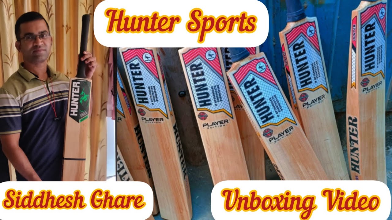 Hunter Sports Bat Review by Siddhesh Ghare | Unboxing Video | Happy ...