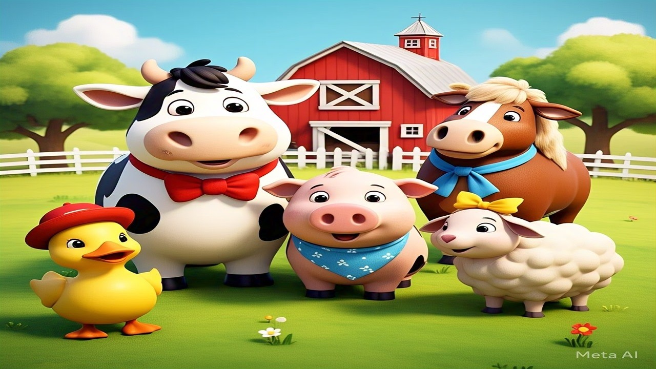 Old MacDonald Had a Farm | Farm Animal Songs | Nursery Rhymes & Kids ...