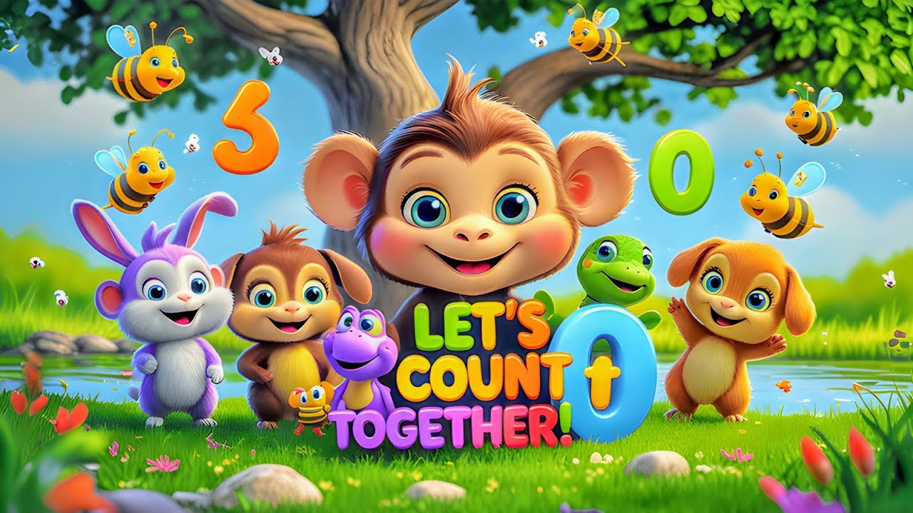 Let's Count Together! 🎉 Fun Number Learning for Kids - YouTube