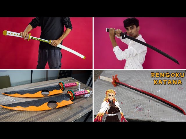 How To Make Rengoku Katana From Demon Slayer, 59% OFF