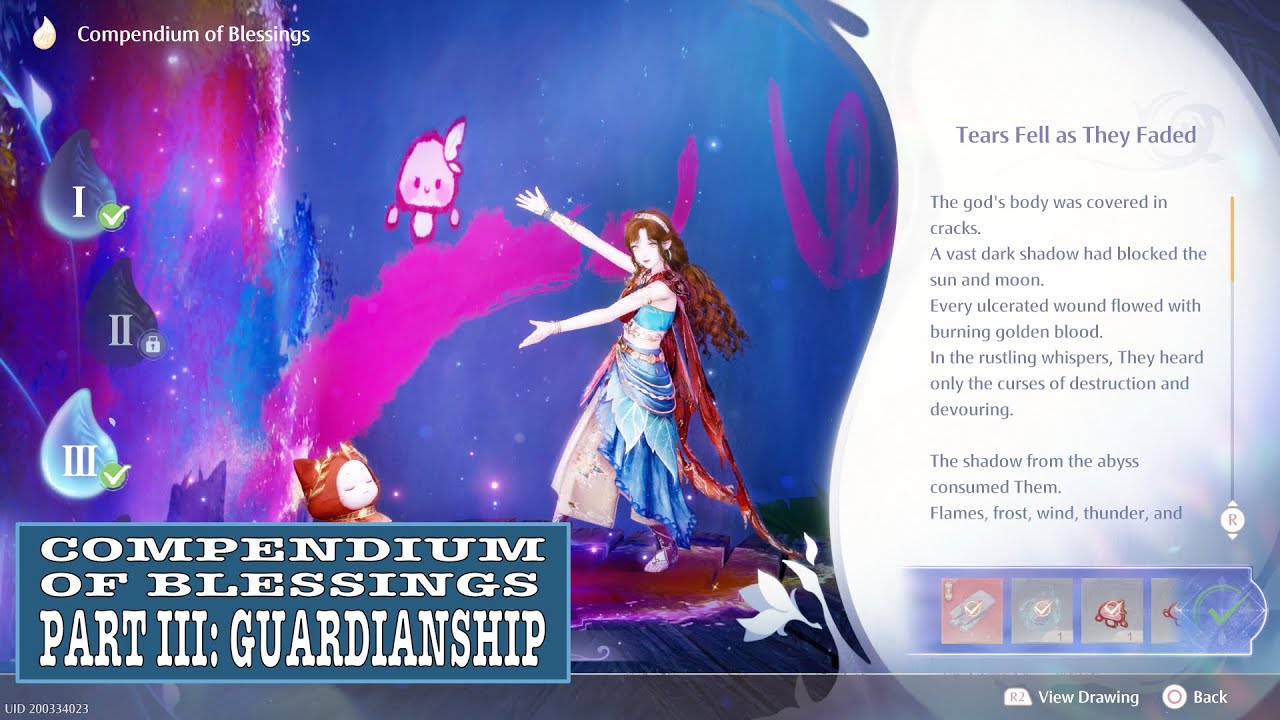 Infinity Nikki - How to Complete COMPENDIUM OF BLESSINGS Chapter 3 ...
