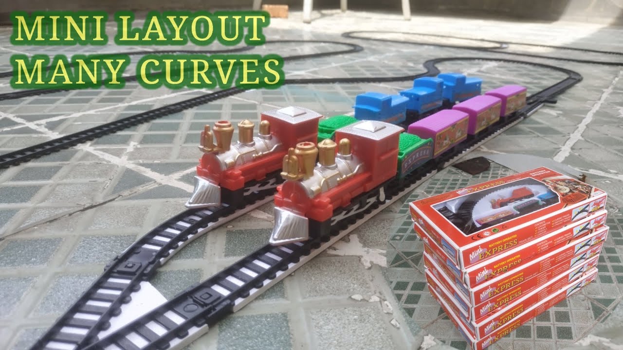 WOW Gue Sampe BELI 6 BOX Mainan MINI EXPRESS TRAIN Buat Bikin Layout ...