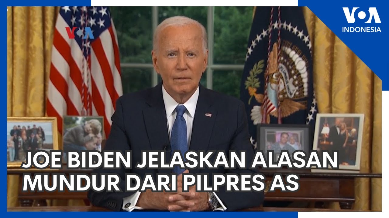 Joe Biden Jelaskan Alasan Ia Mundur dari Pilpres Amerika - YouTube
