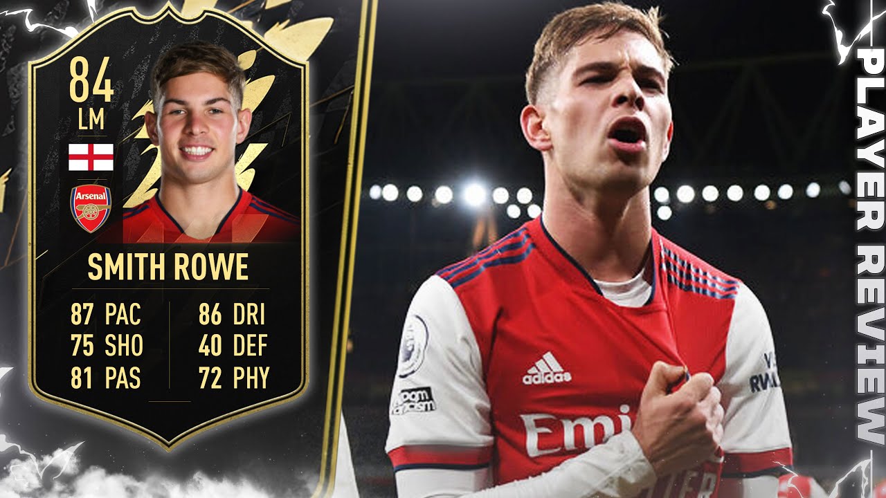 CHEAP BEAST! 🔥 84 TOTW Emile Smith Rowe Player Review! FIFA 22 Ultimate ...