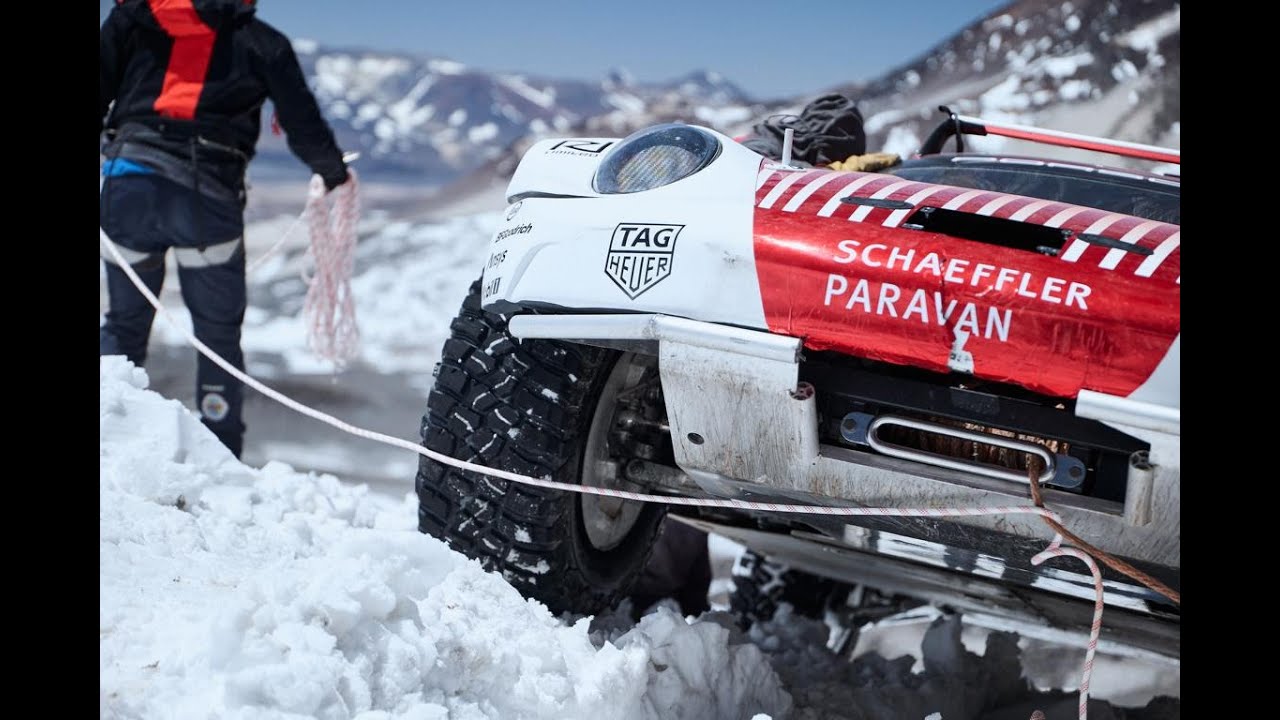 Porsche 911 (992) Prototyp mit Portalachsen auf +6.000 Metern (Basis ...
