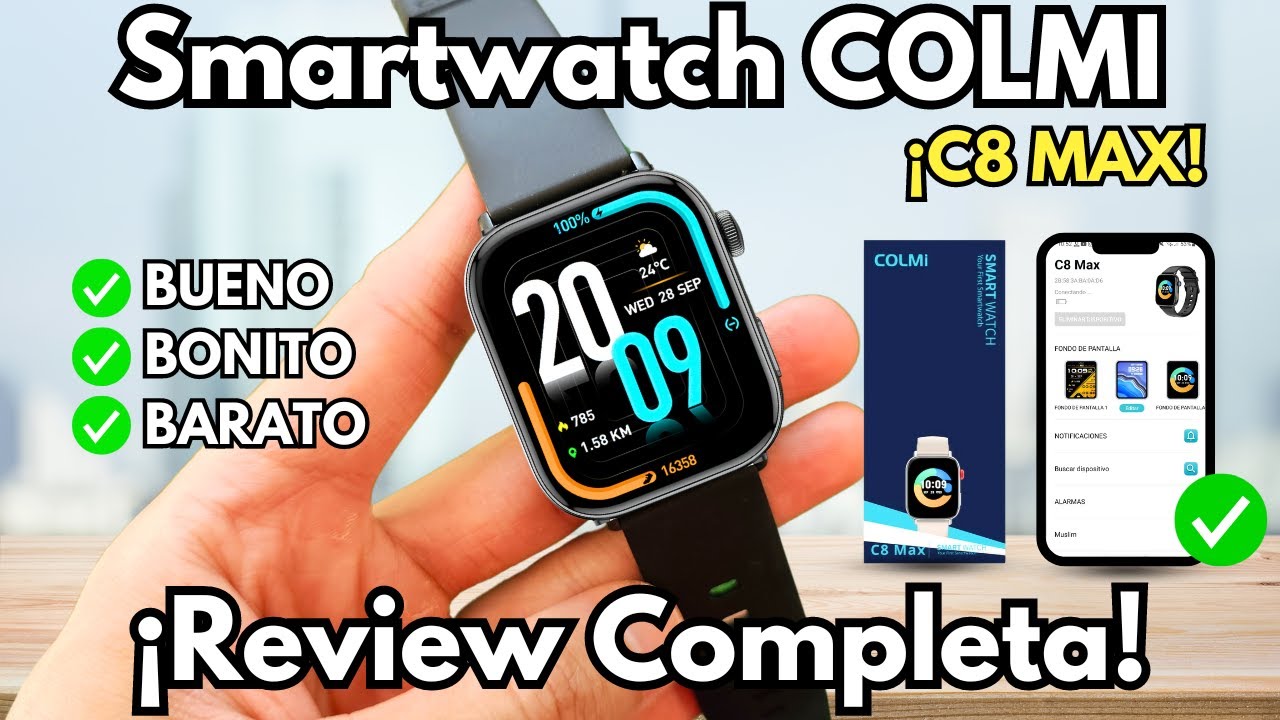 ¿Vale la Pena el COLMI C8 Max? 🤯 ¡Un Smartwatch por Menos de $20 ...