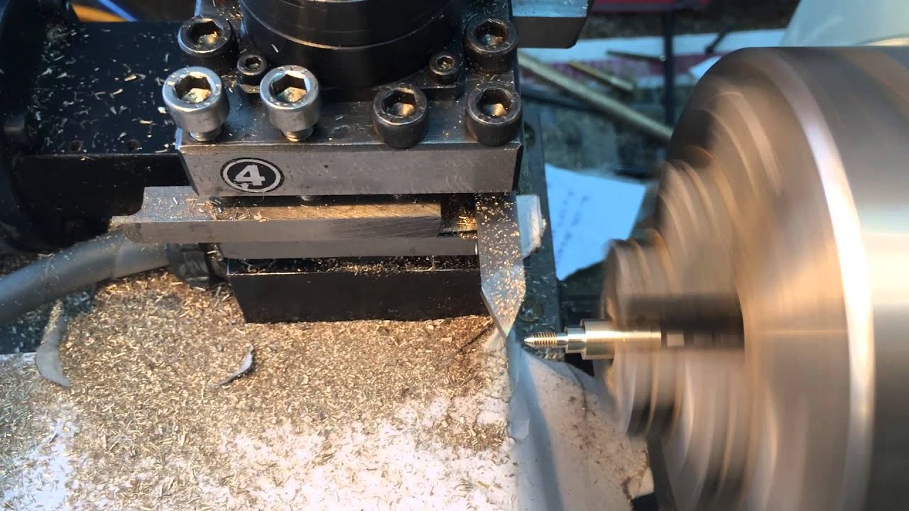 Mini Cnc Torna - Mach3 Turn Threading - Metrik 3 Vida Turret Control ...